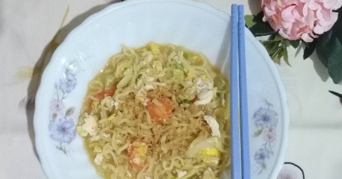 Resep #405 Mie Goreng Kuah Sehat oleh Ratih Anita Dewi - Cookpad