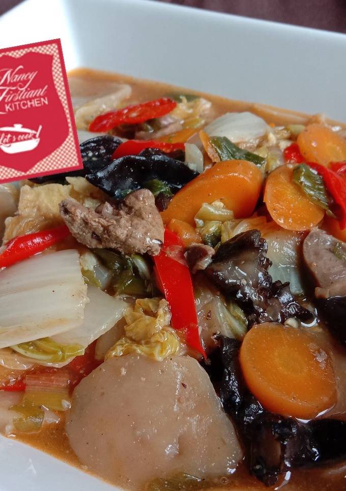 Resep Capcay Ati Ampela Bakso & Sayur oleh Nancy Firstiant's Kitchen ...