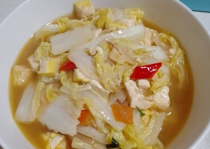 Resep Tumis sawi tahu simple oleh Annisa Abdillah - Cookpad