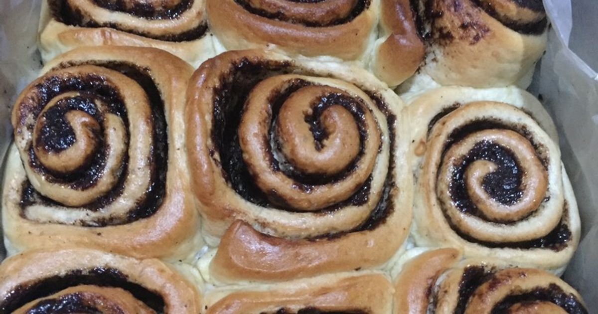 Resep Choco Rolls/Roti Coklat Gulung oleh nina agustina - Cookpad