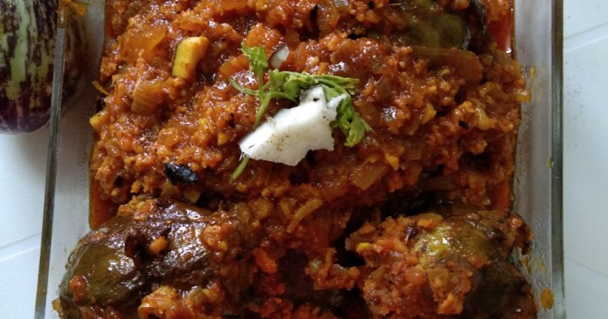 Bharla Vanga(bharva Baingan, Stuffed Bringal) Recipe By Pradnya Khadpekar