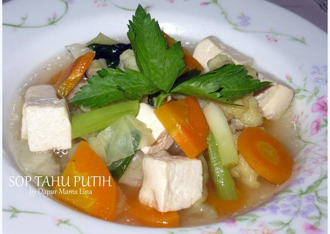 Resep Sop Tahu Putih oleh Arlina Kocoprabowo - Cookpad