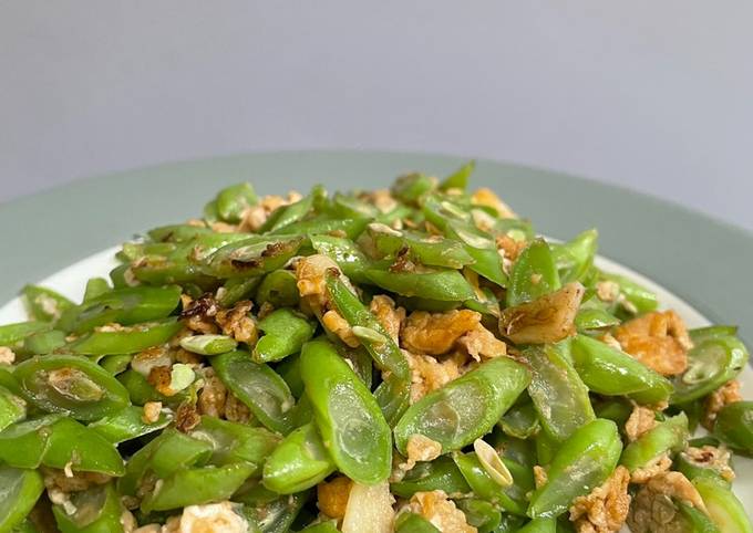 Resep Buncis tumis telur oleh sally angelina - Cookpad