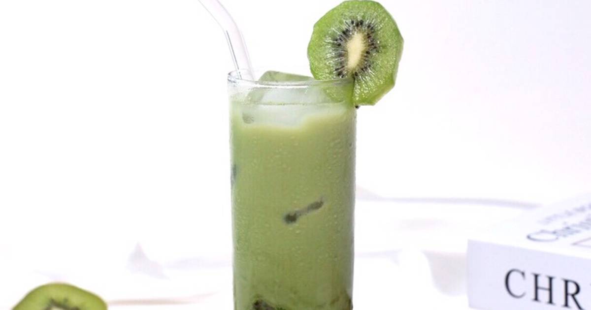 Resep Es Kiwi Matcha oleh Ika Wardani - Cookpad