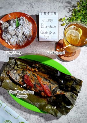 Resep Set Menu Ultah Simpel : (Pepes Ikan Kembung Kemangi, Urap Pisang ...