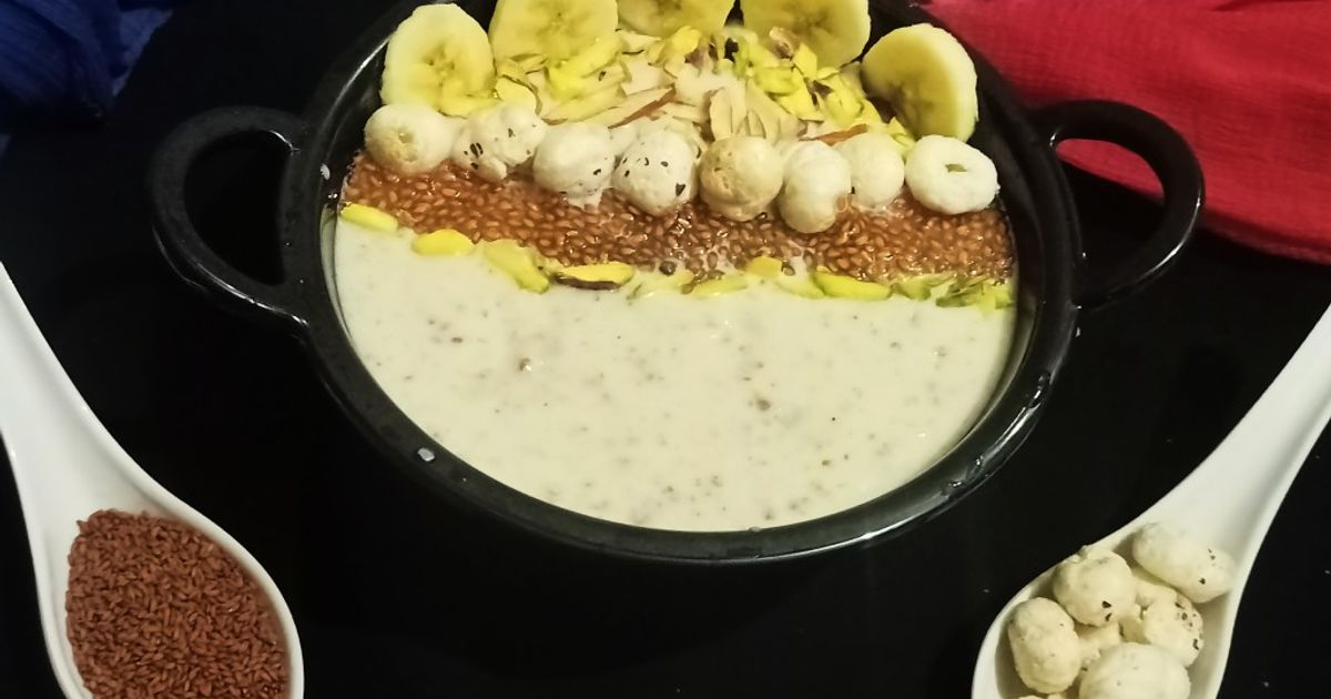 Chamsur Dana Makhana Smoothie (Garden Cress Seeds Fox Nuts Smoothie ...