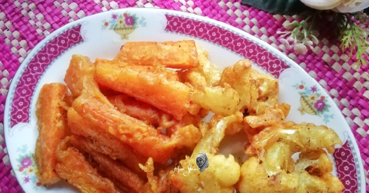 Resipi Lobak Merah & "Bunga Kobis Goreng Tepung oleh Hani Shaimi - Cookpad
