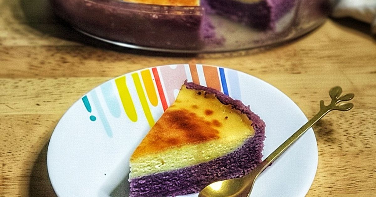 Resep ubi cheese cake rumahan enak dan mudah - Cookpad