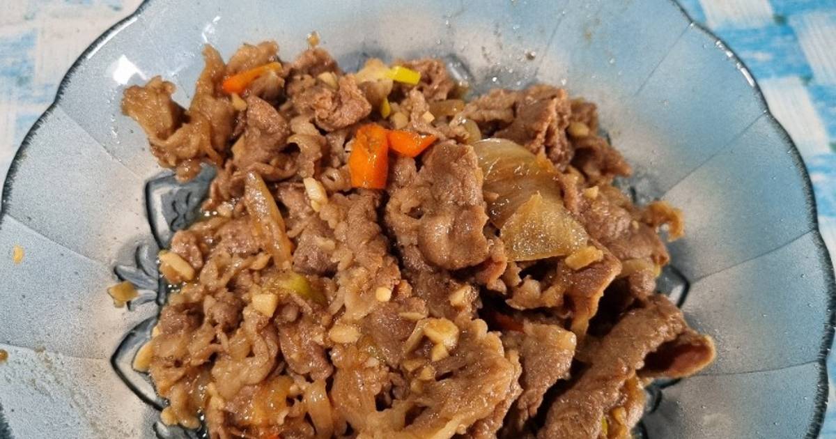 Resep Beef slice Teriyaki oleh Aditya Dian - Cookpad