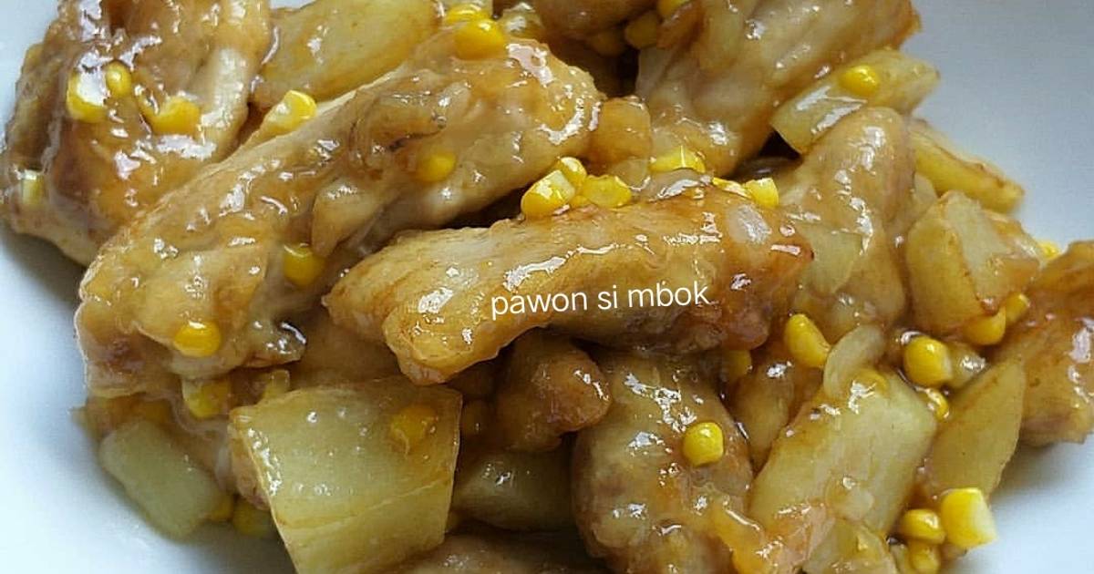 Resep Ayam saus lemon oleh Pawon si mbok - Cookpad