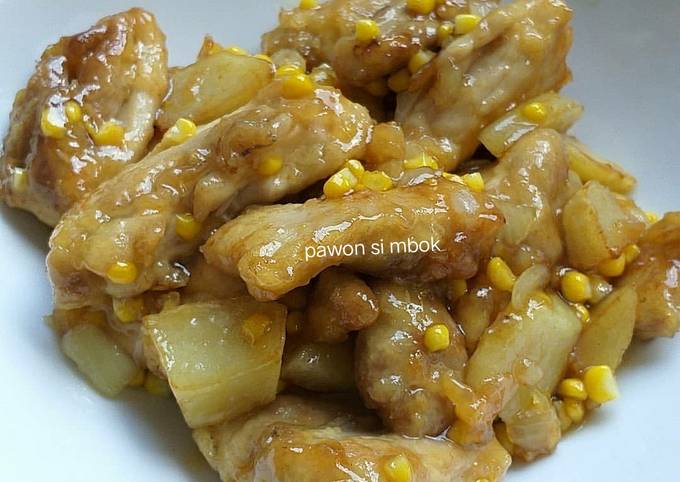 Resep Ayam saus lemon oleh Pawon si mbok - Cookpad