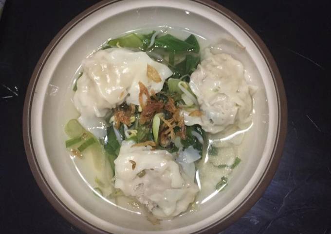 Resep Pangsit ayam kuah oleh phie - Cookpad