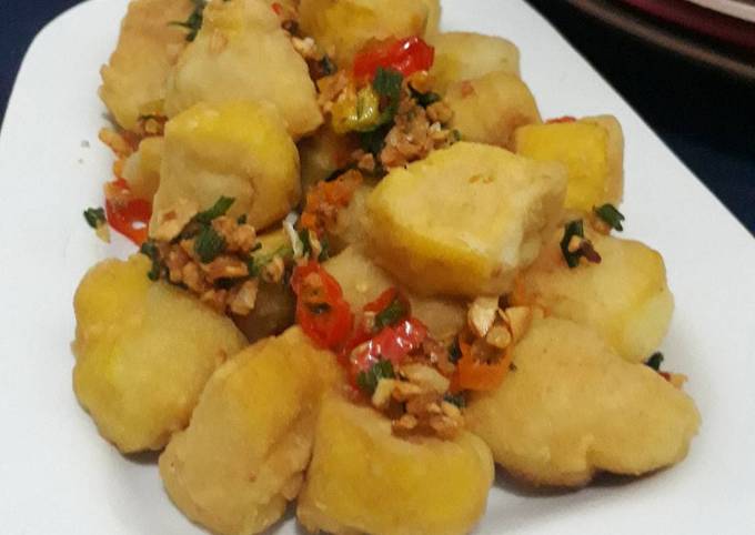 Resep Tahu cabe lada garam oleh Dapur Nandisa - Cookpad