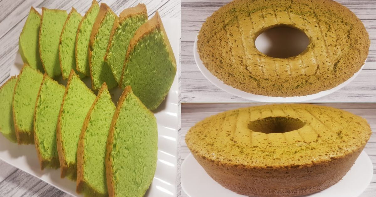 Resep Bolu Pandan Panggang | Empuk Dan Lembut oleh Dapur Christina - Cookpad