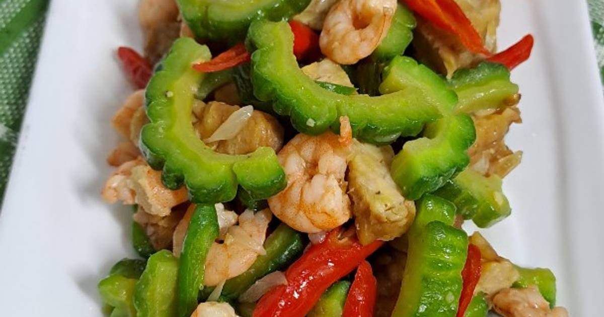 Resep Tumis pare udang oleh Mommy Asa - Cookpad