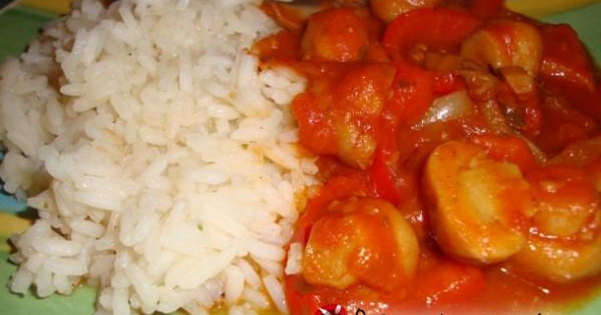 Κόκκινη σάλτσα με μανιτάρια και ρύζι φούρνου Συνταγή από τον/την ...