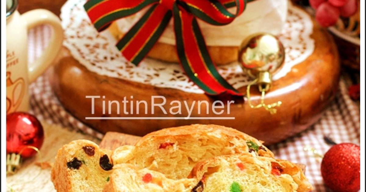 Resep Pannetone Roti Natal khas Italia - Italian Christmas Bread- Trial ...