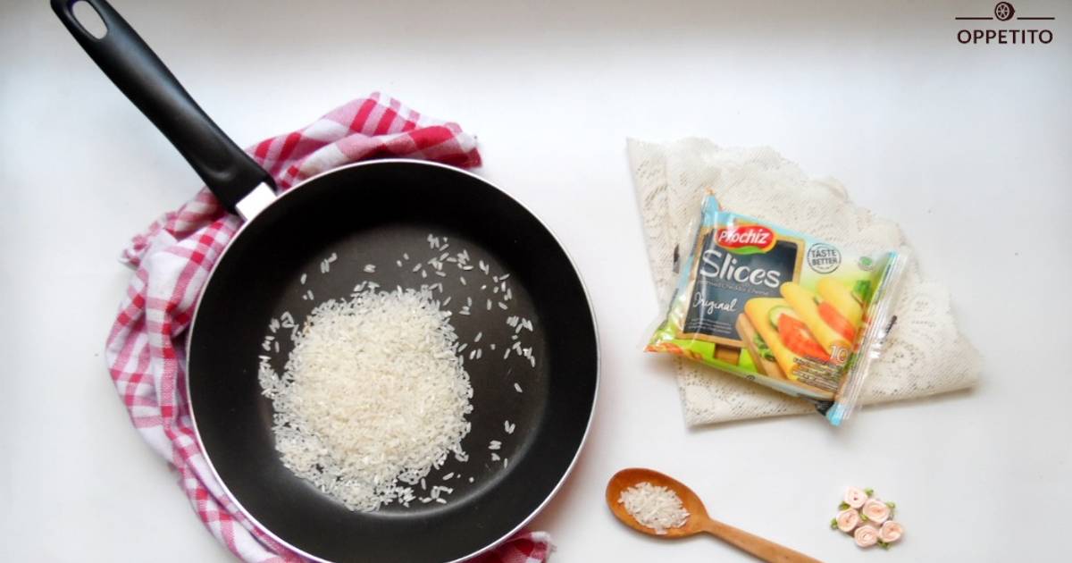 Resep Memasak Beras dengan Selembar Keju oleh OPPETIT - Cookpad
