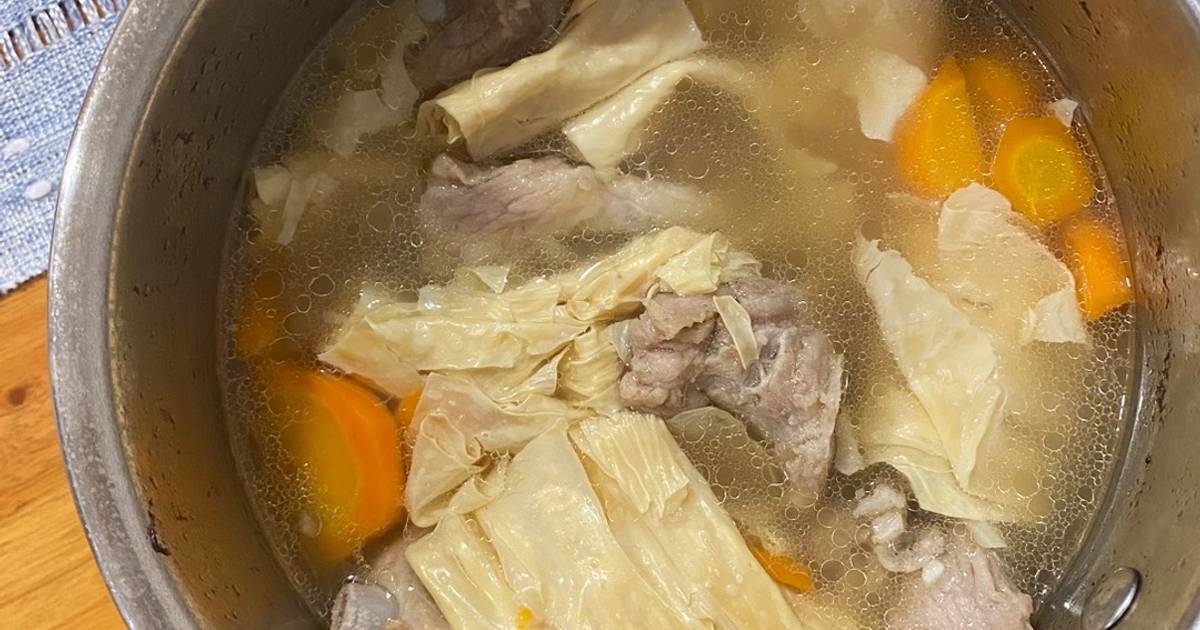 Resep Sup Bakut Kembang Tahu oleh Stevia Sari - Cookpad