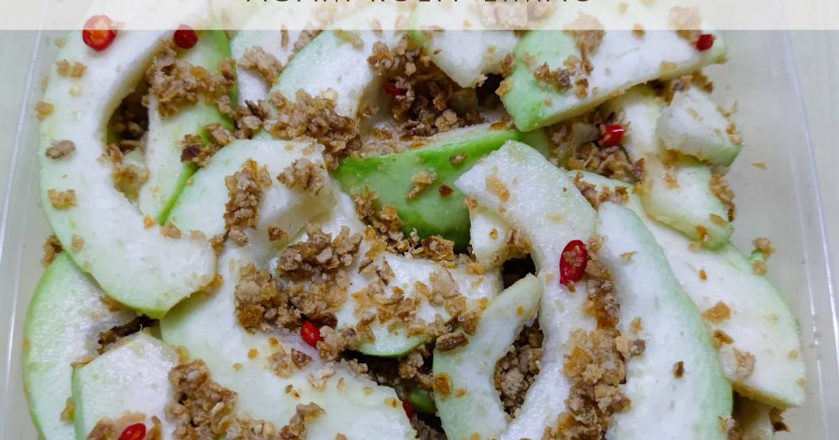 Resipi Jeruk Jambu Asam Kulit Limau oleh Mizzanem - Cookpad