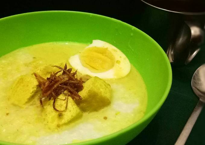 Resep Bubur Terik Tahu Telur oleh anis zuhaida - Cookpad