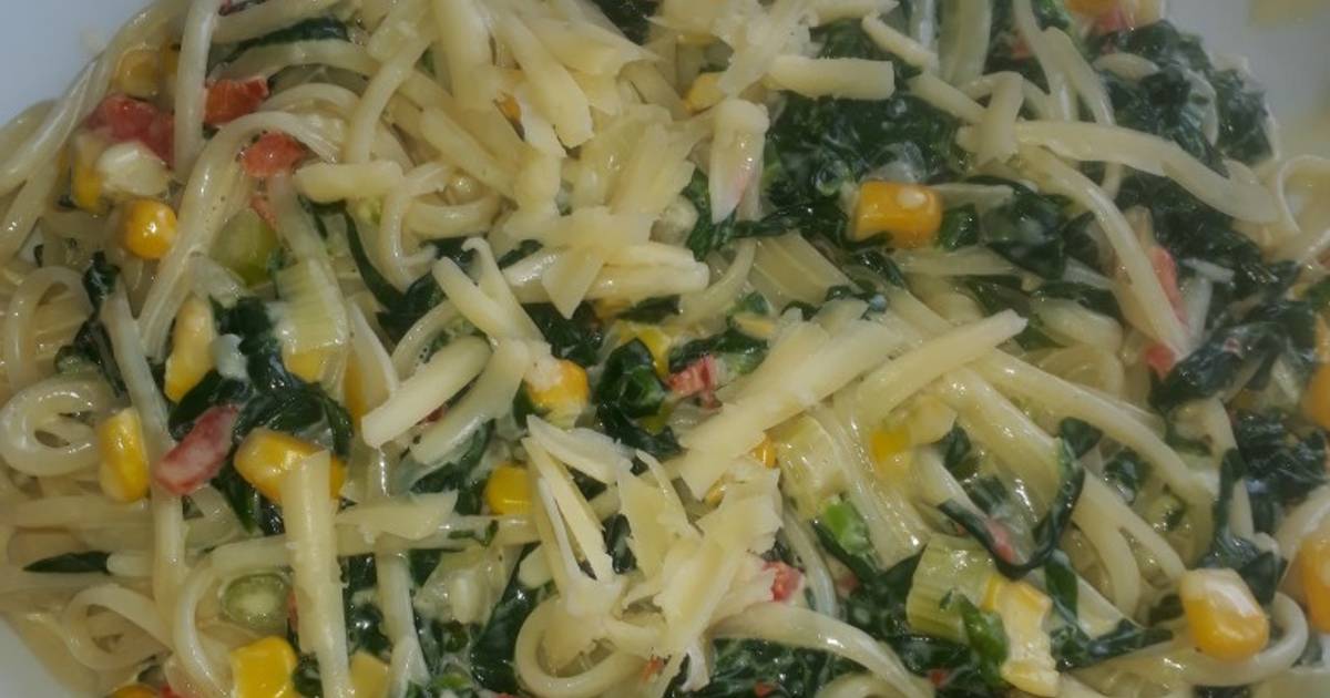 Fideo de espinaca cruda - 24 recetas caseras- Cookpad