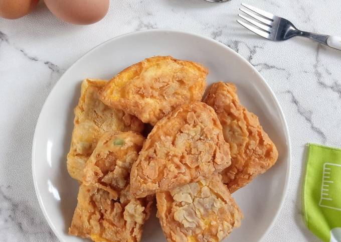 Resep Telur Dadar Krispy oleh Ummu Alfard - Cookpad