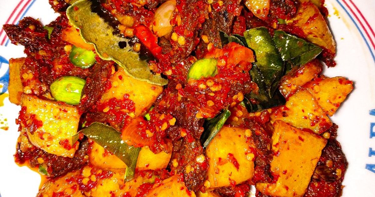 Resep Balado Daging Sapi Kering Kentang Petai oleh Uty - Cookpad