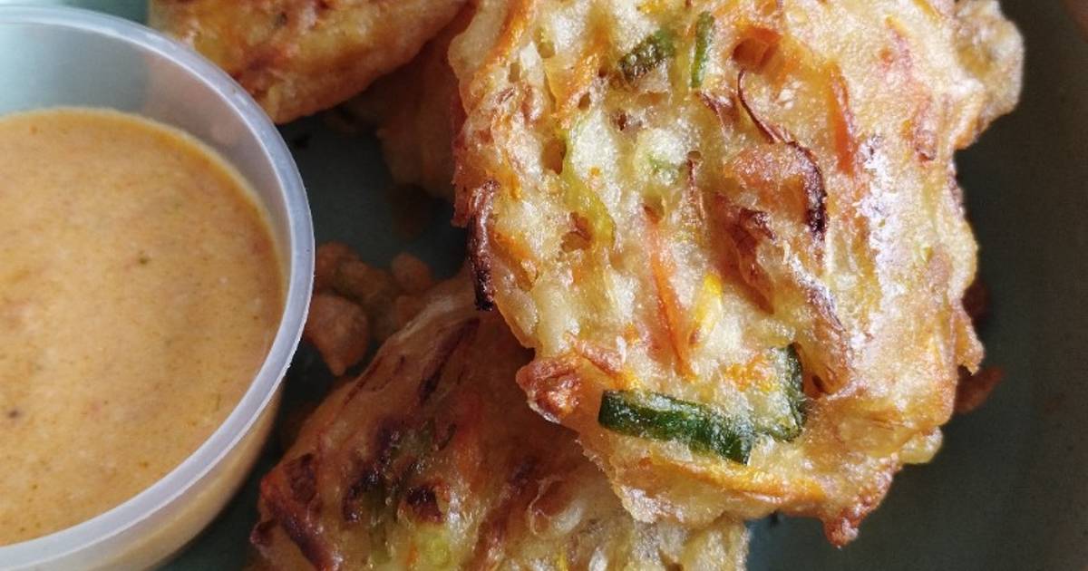 Resep Bakwan + bumbu kacang oleh Desi Alvionita - Cookpad