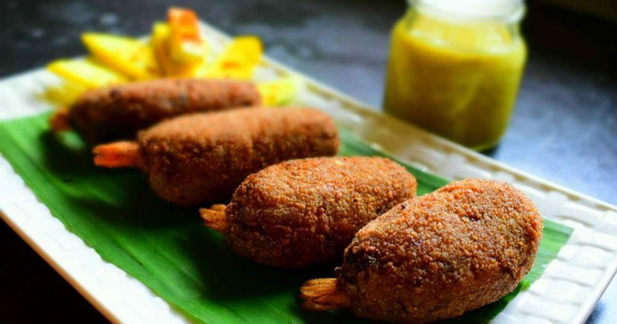 Prawn Chops Recipe by Manami Sadhukhan Chowdhury - Cookpad