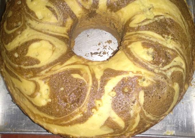 Resep Bolu tulban marmer cake.. oleh yuni - Cookpad