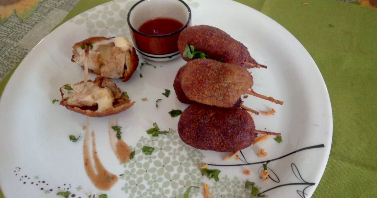 Chicken Cheesy Licious Recipe by sumana chaudhury - Cookpad