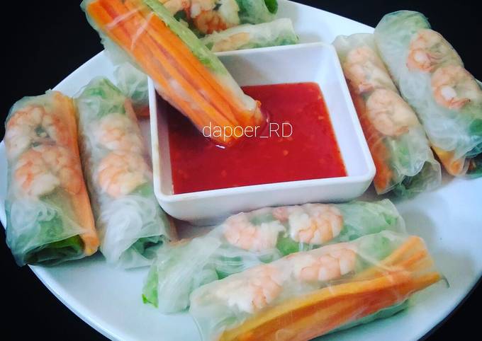 Resep Vietnamese Spring Roll oleh PawonSenggani - Cookpad