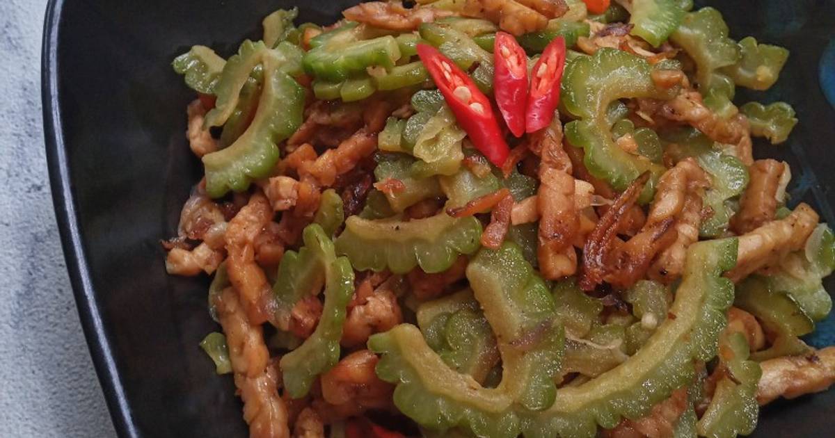 52 resep tumis pare teri tidak pahit saos enak dan mudah - Cookpad
