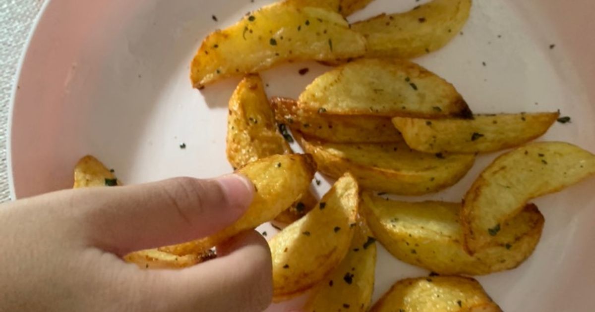 Resep Kentang Wedges Yang Kekinian + Oregano oleh Nenda Pratiwie ...