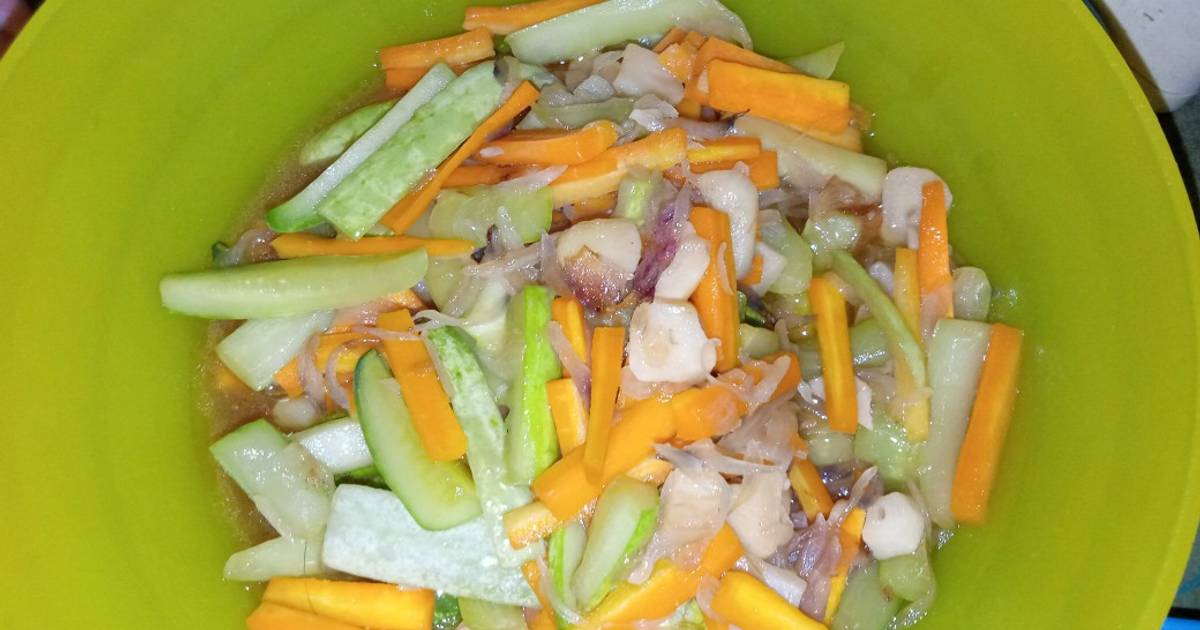 Resep Tumis timun wortel saus tiram oleh Lia chen - Cookpad