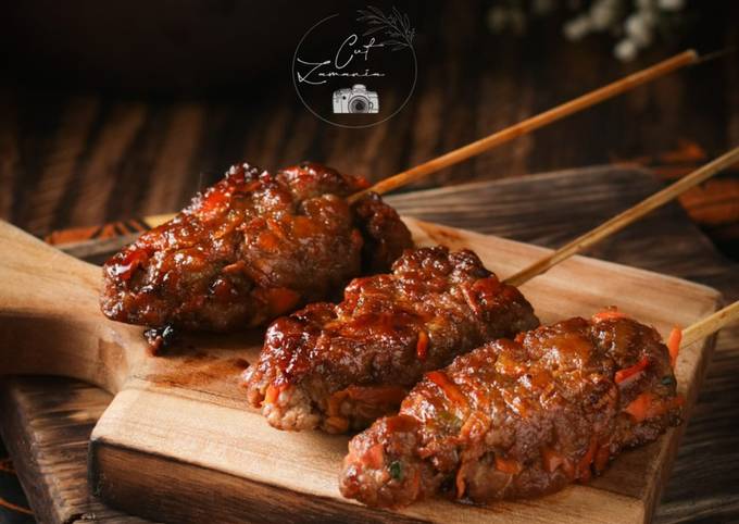 Resep Sate daging cincang oleh cutzamania - Cookpad