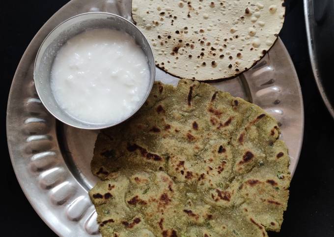 Green Garlic Jawari Roti Recipe by Harsha Ladhwani - Cookpad