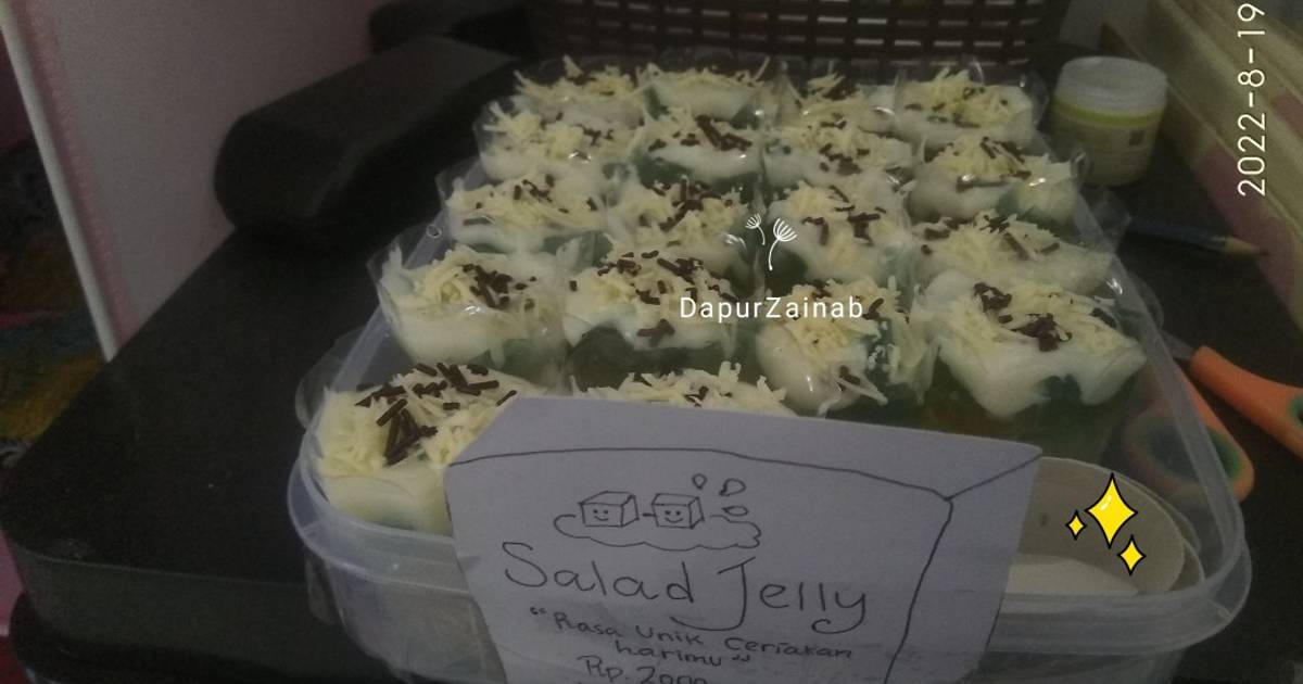 Resep Salad Jelly | ide jualan | mudah murah simple | cemilan segar ...