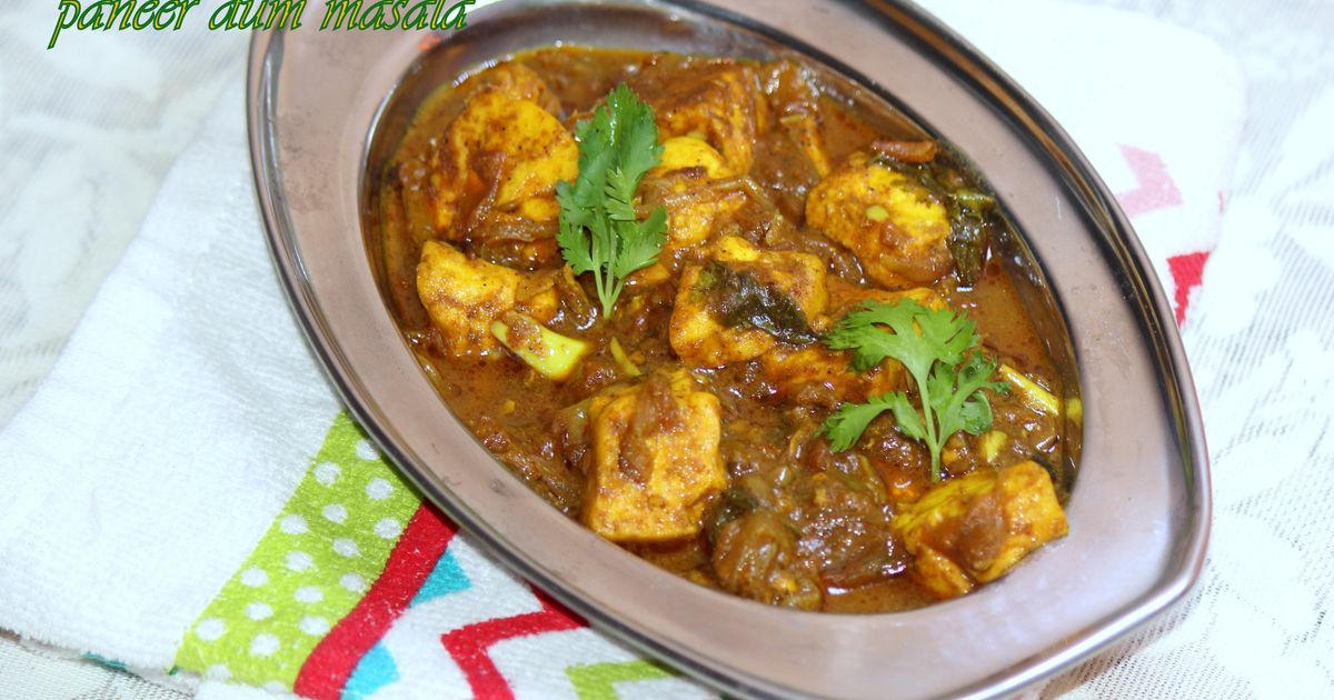 Paneer Dum Masala Recipe by Kitchensnippets - Cookpad