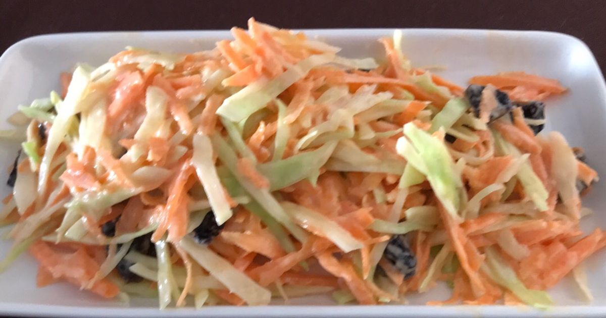 Recetas de Ensalada: Repollo con Crema de Leche, Zanahoria y Limón ...