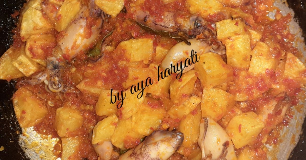 Resep Balado Ketang Cumi oleh Aya Haryati - Cookpad