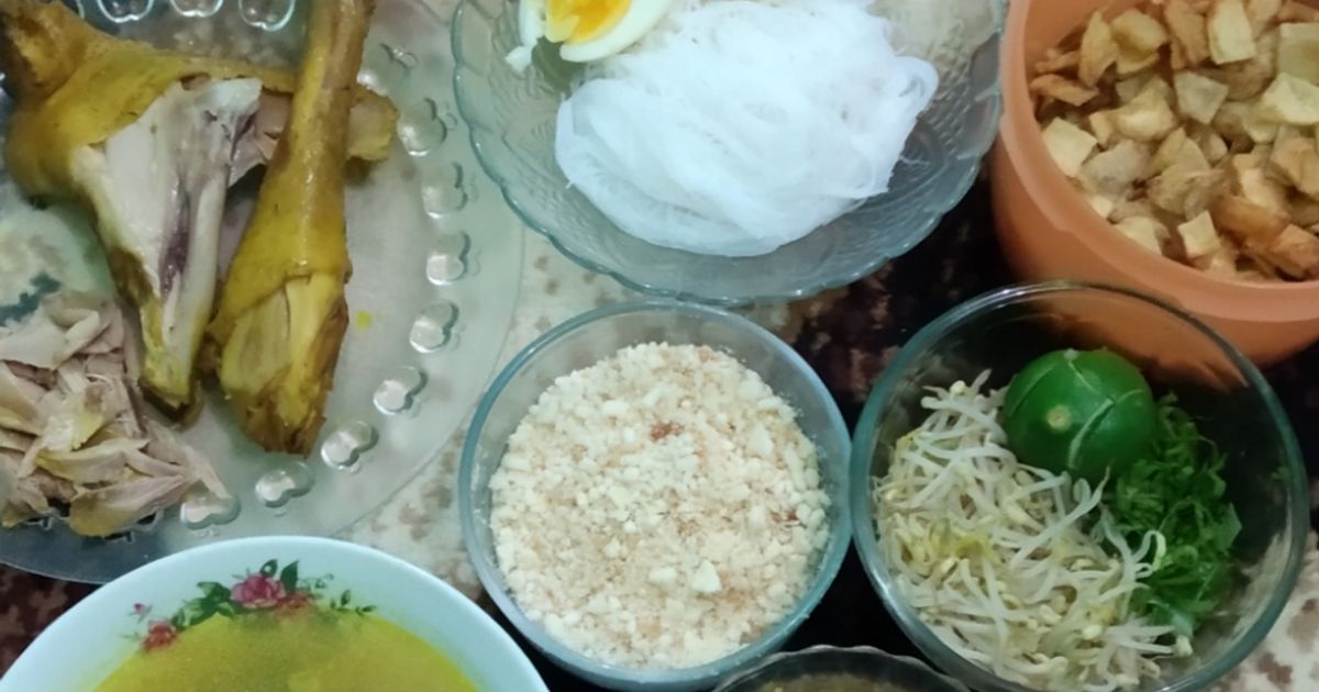 Resep Soto Ayam Kampung Komplit oleh DaniSoewodjo - Cookpad