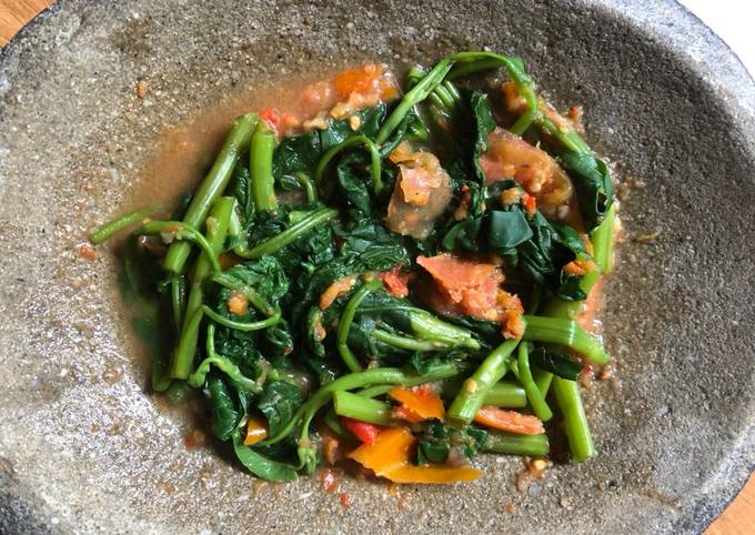Resep Plecing Kangkung Khas Lombok oleh alorantifolia - Cookpad