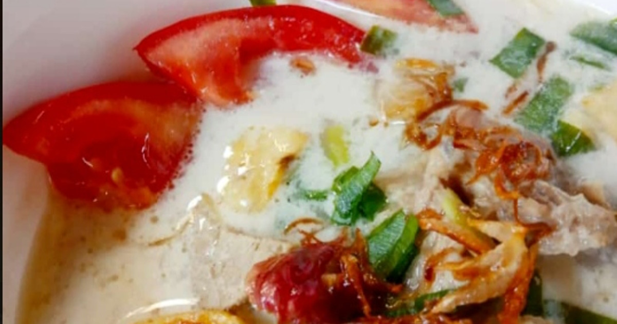 Resep Soto Daging Kuah Santan + Susu oleh HasanahIskandarSyah - Cookpad