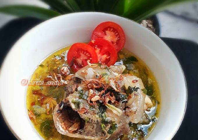 Resep Sop Tunjang (Kaki Sapi) oleh Ali Reza Aristya - Cookpad