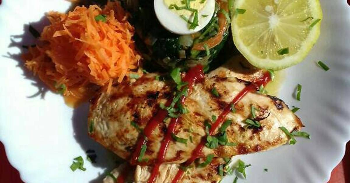 Pechuga grillada Receta de Esteban Alba- Cookpad