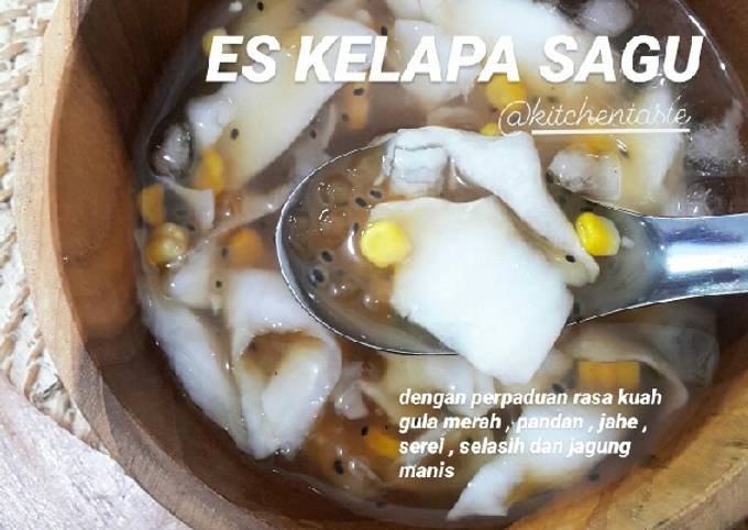 Resep ES KELAPA SAGU MUTIARA DESSERT (COCONUT ICE) oleh Kitchentaste ...
