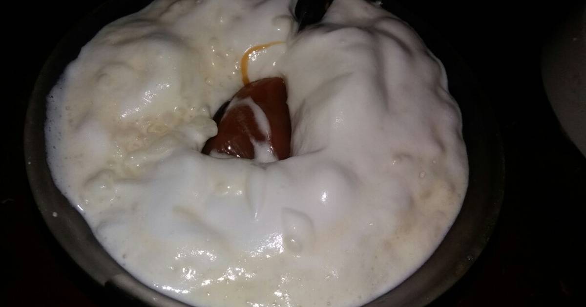 Arroz con leche con yemada y merengue Receta de Monica Vacaro 🇺🇾- Cookpad
