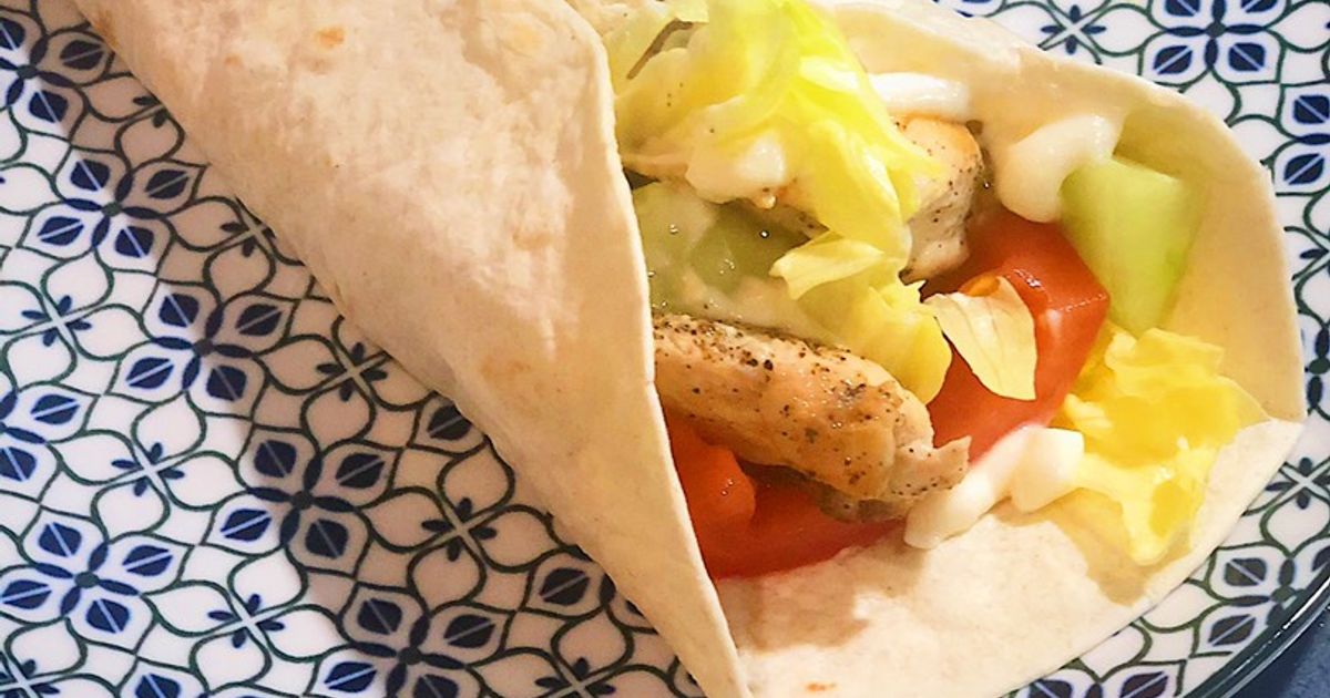 Resep Chicken Kebab Wraps Super Simple oleh Carissa Charlene - Cookpad
